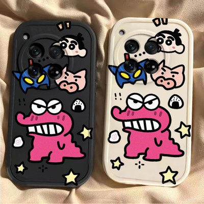 呲牙恐龙一加12手机壳1+ace3v全包1加11+ace2v保护壳防摔oppo可爱一加ACE2pro硅胶套oneplusaec竞速版9R女8t