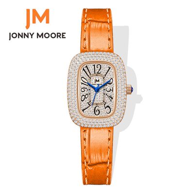 JONNY MOORE 时尚百搭气质轻奢石英机芯国表女款支持休闲百搭