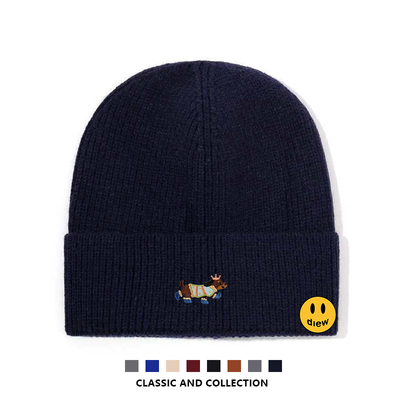 【一折专区】DREW SEEW 笑脸休闲时尚潮男女通用保暖秋冬帽子防风