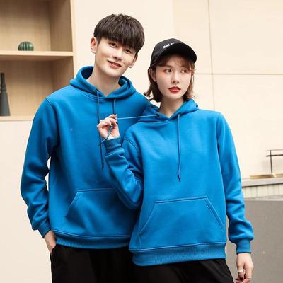 卫衣定制聚班服外套连同帽文体化衫来图印字logo团ZBD工作服学会