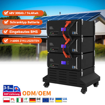 48V300ah14.4kwhSchranktypLithium-Ionen-Batterie200ah