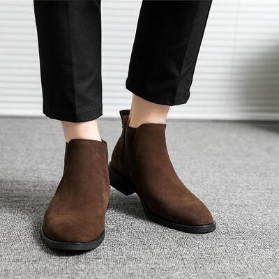Casual shoes for men's shoes Chelsea boots 36-46大码男高