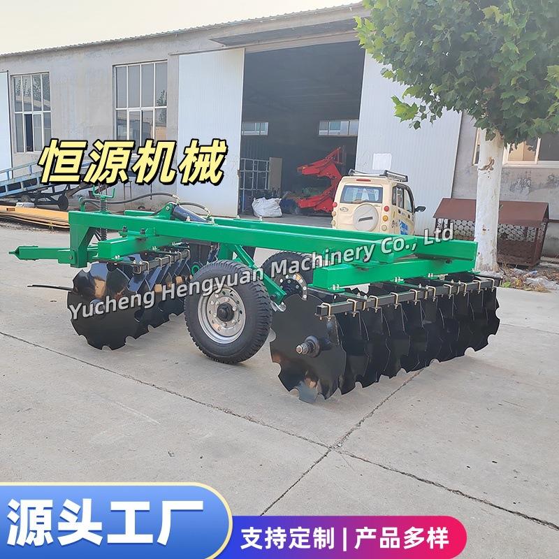 1BZ牵引式液压偏置重耙 灭茬碎OLV土秸整秆还田多功能农机田耕 械