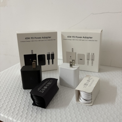 T4510适用三星足45W充电器zflip3/4/5/6折叠w23 w24 w25 A55 A56/Z Fold6/Z Flip6/5/4快充2.0充电头原厂1.8m