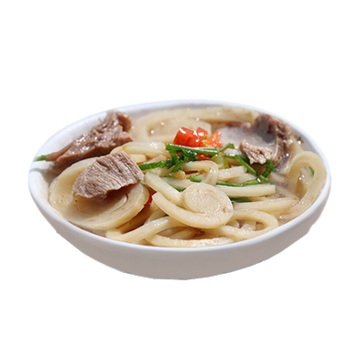 湖北麻城农家手工鱼面火锅面食材