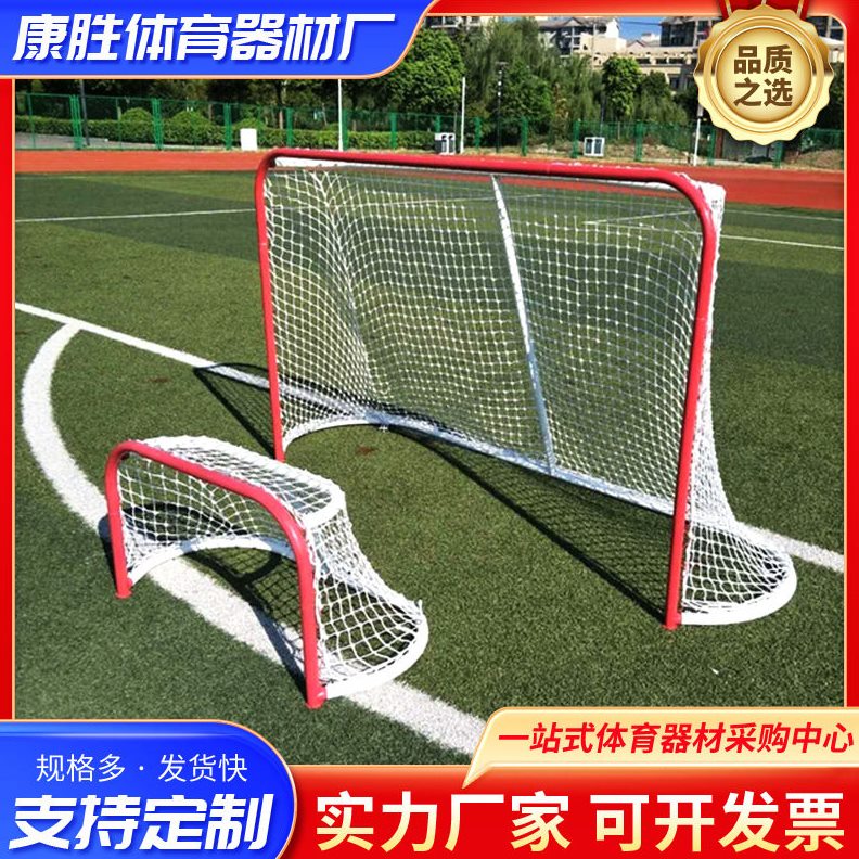 曲棍球门冰球门组合式拆装式便携式旱地冰球球门儿童练习冰球球门