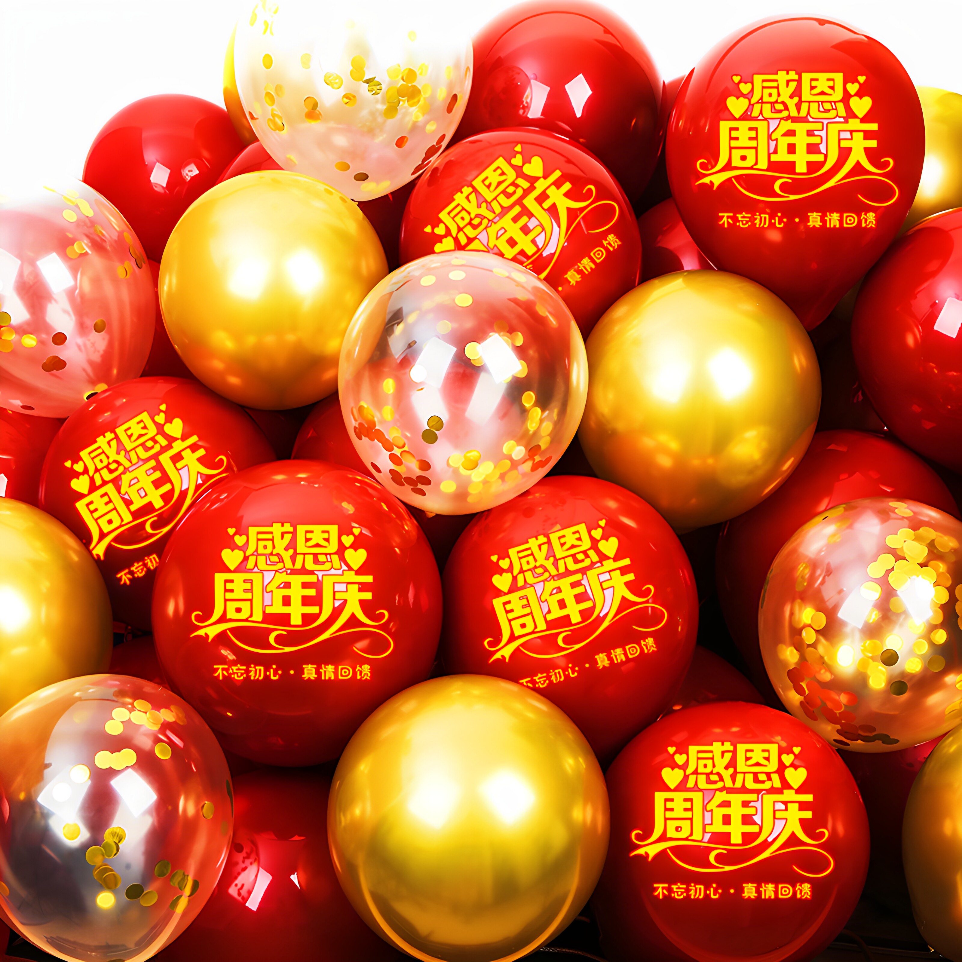 周年庆气球装饰商场手机店开业大吉气球店铺公司活动氛围场景布置