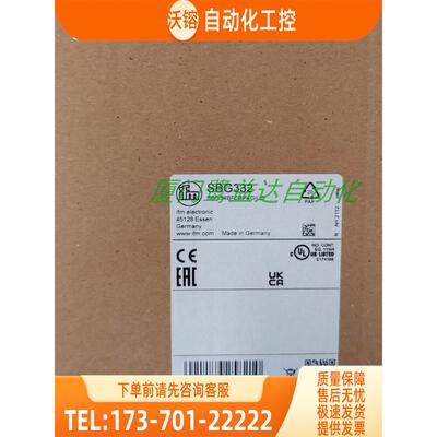 IFM SBG246 SBG332 SBN257 SBY234 SBY332 SBY434 易福门【议价】