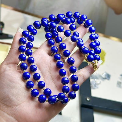 【YS2】青金石项链-约9mm（多样性发其一）-75148