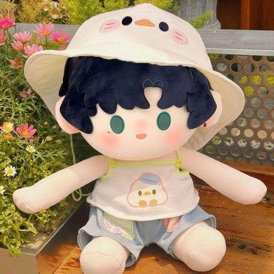 萧逸40cm娃衣棉花娃娃衣服之恋与夜光坐姿男娃玩偶X可爱着替新品