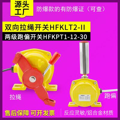 两级跑偏开关HFKPT15-12-HFKLT2-I防0 20皮带爆跑偏开关BKPT1- XL