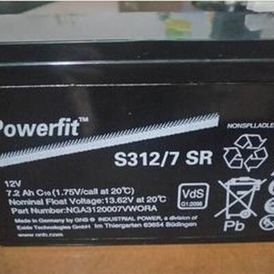 Powerfit美国GNB蓄电池12V7AH SE312/7精密仪器仪表UPS不间断电源