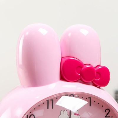 儿童小闹钟卡通会说话学生用可爱智能懒虫起床神器兔子Z女孩床头