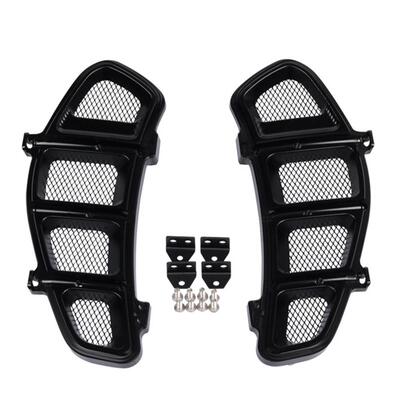 爆款比亚乔VESPAGTS250GTS300改装铝合金水箱网双边网格散热器罩