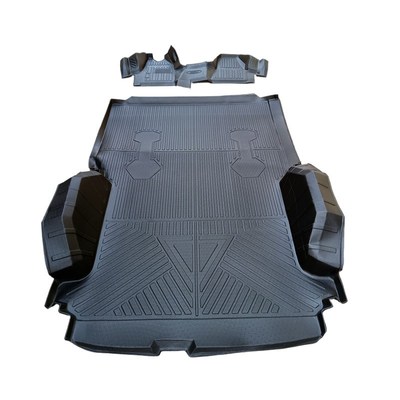 江铃福特新全顺V362专用环保耐磨防水TPLE后连体包轮毂全包围脚垫