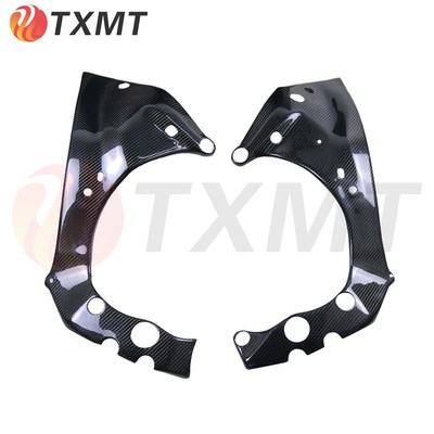 适用雅马哈 YAMAHlA R1 R1M MT10 FZ10改装碳纤维骨架 车架保护罩