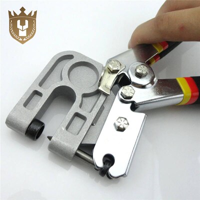 1PCS 10 Inch TPR nHandle Stud Crimper Pincer Punch Plier Pun