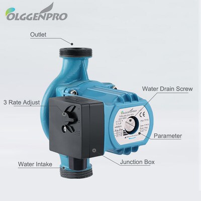 3-Speed 120W Central Heating Circulator Mute Boiler XHot Wat