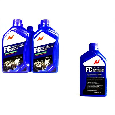 越野摩托车恒舰两冲250 专用10W40机油 1L升2U冲机油 燃烧机油