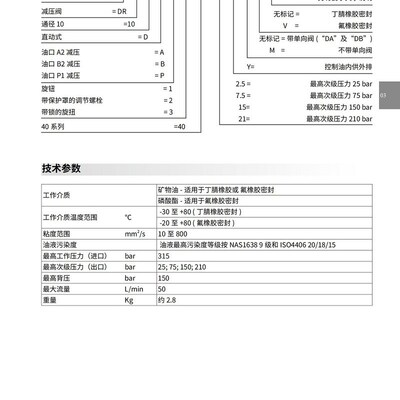 上海SHLIXIN立新减压阀ZDoR10DB3-40/2.5Y 7.5Y 15Y 21Y ZDR10DA1