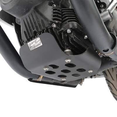 适用摩托古兹V7Vk9护杠guzzi保险杠大灯护网发动机护板保护改装件