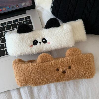 毛绒猫咪魔术贴发箍女洗脸发带敷面膜专用防滑束发头带头套发卡