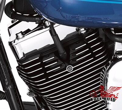 哈雷17前dBT发动机火花塞黑色装饰盖 滑翔肥仔街霸发动机填充盖