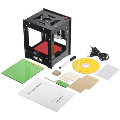 NEJE DK-8-KZ微型激光雕刻机打印刻字机迷你小型桌面打标机便携