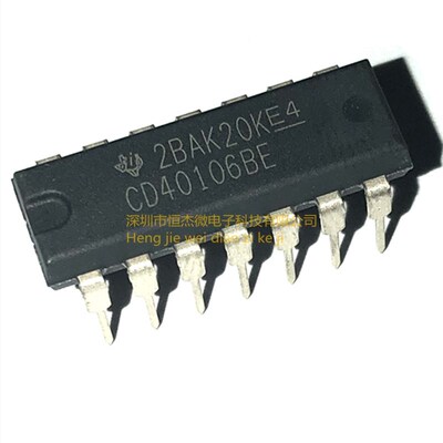 全新原装进口 CD40106BE CD40106 六施密特触发器 DIP-14