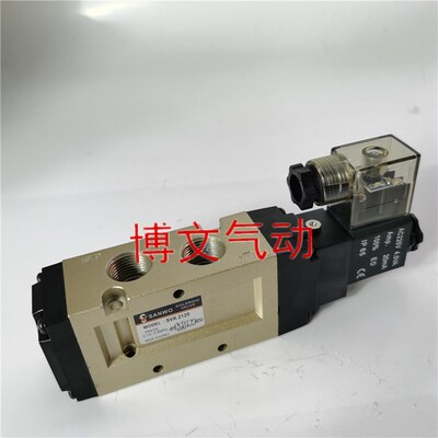 电磁阀SVK2120二位五通换向阀AC220NV DC24V伏电控阀