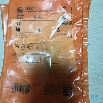 【顺庆】工程剩余易福门全新原装正品IFT204现货4个，单价260，【