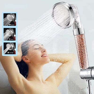 极速3 Modees Bath Shower Adjustable Jetting Shower Head High