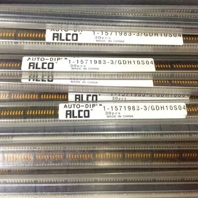 日本原装ALCO 贴片10位拨码开关 1.27mm间距 数码开关 GDH10S04