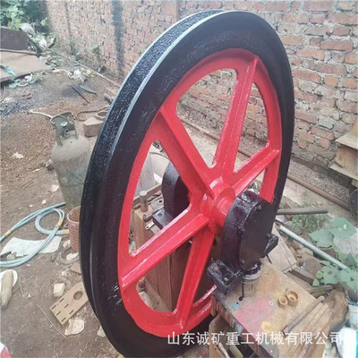 巷道井下起重轮固定天轮 凿井立井铸钢游动天轮 矿用游动天轮