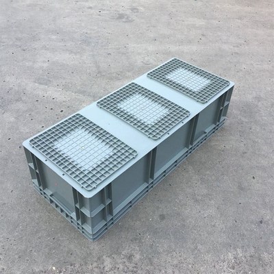 EU41028欧标物流箱q1000*400*280 一米长塑料包装物流箱