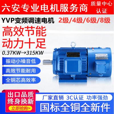 极速11KW15千瓦18三相q异步电动机22变频30防爆37电机45级55 75 9