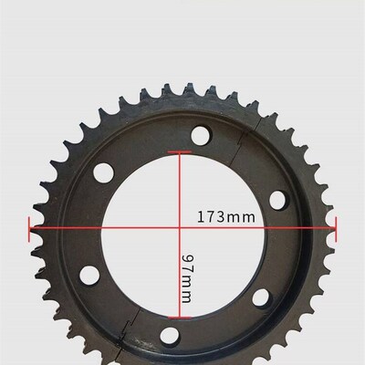 极速电动三轮车配件428双排套轮套链H大小轮电机齿轮大齿盘链盘链