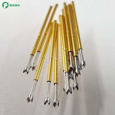 0.9MM大四爪头弹簧顶针 P50-Q2华荣测试针 0.68零号50MIL弹性探针