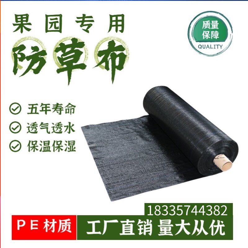 防草布除草布 农用地布透气透水果C树药材花卉基地遮草布 抑草地