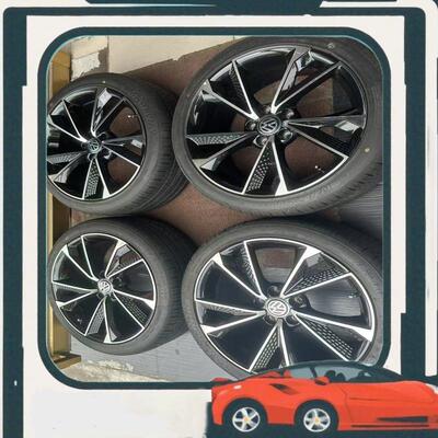 议价大众迈腾鳄鱼皮拆车轮毂18寸，搭配2254518马士威轮