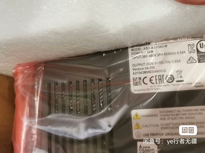 台达ASD-A2-1543-M，ECMA-K11315RS全