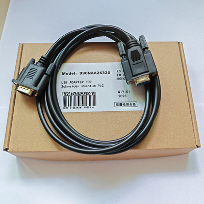 990NAA26320 施耐德昆腾系列PLC编程电缆 RS232口通讯数据下载线