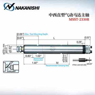 日本NSK中西NAKANISHI高速气动马达主轴MSST-2330 2308 2302R RA
