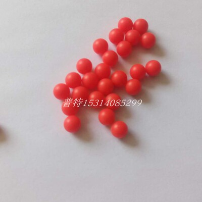 实心红色水上浮球3.17/3.5/4/5/6/6.35/7/7.14/8/8.731mmPP塑料球