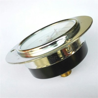 轴向带边压力表 Y-60ZT 0-0.6mpa 80psi 螺纹zg1/4 pressuregauge