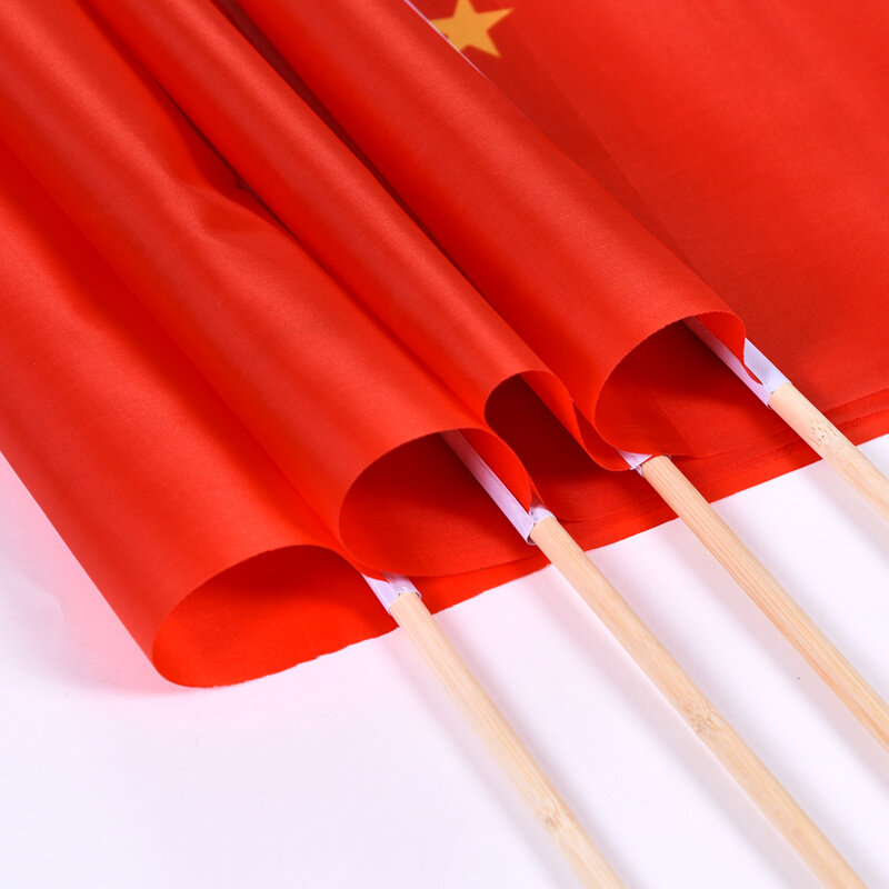 。实心杆6号30乘45小国旗六一学生跳舞表演手摇旗幼儿早操器械道