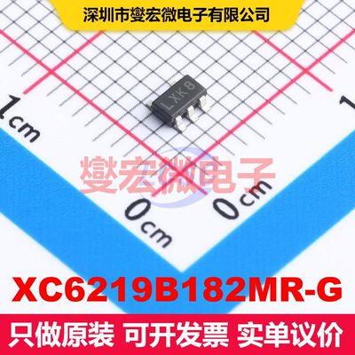 XC6219B182MR-G SOT-25 线性低压差（LDO）电压调节器 电源管理