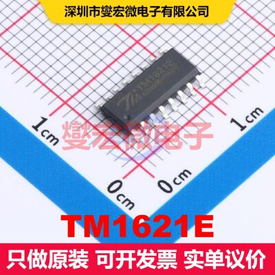 TM1621E SOP-16 显示驱动器 电源管理 集成芯片IC