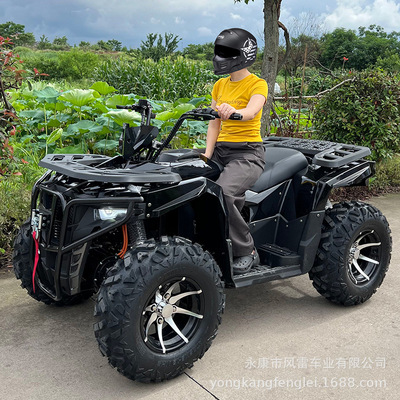 出口ATV电动四驱沙滩车10000W四轮越野电动摩托丛林全地形山地车