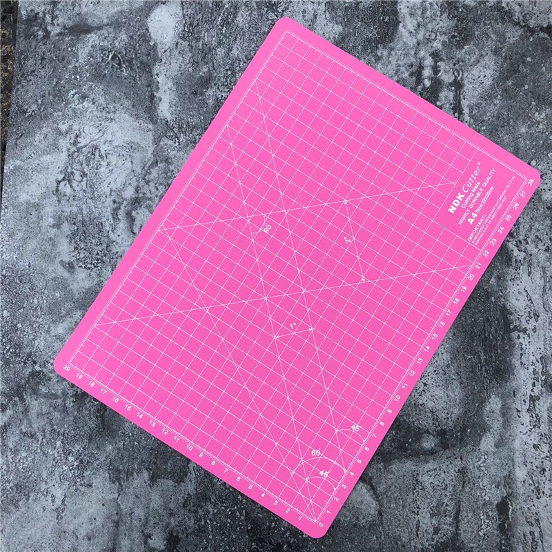 橡皮章雕刻垫板拼布粘土切割垫板模型手帐NDK写字板工具A4/A5彩色